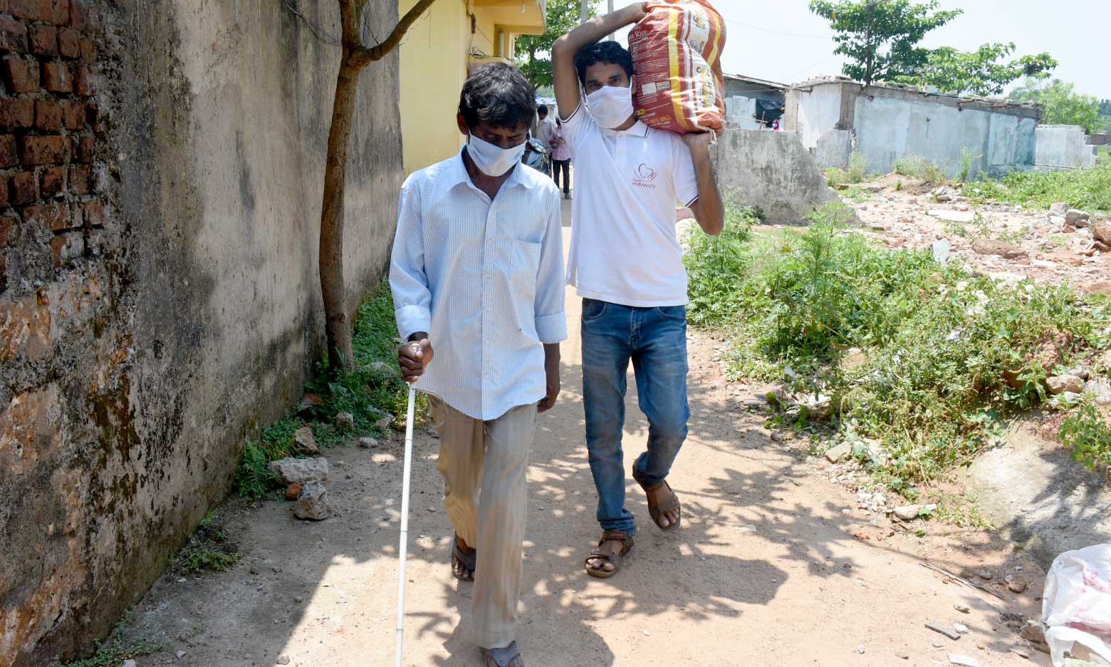 Living Humanity Served Poor Blind Families - Odisha Links